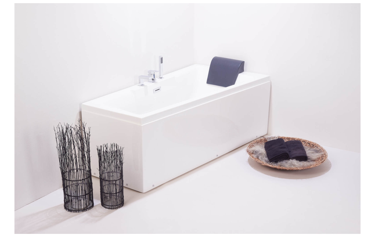 Riga badekar 150 liter - Firkantet badekar - Shoppool.dk